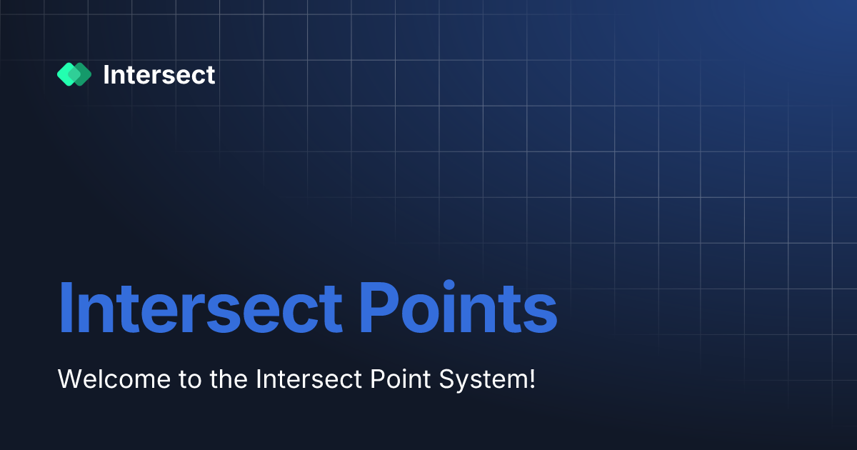 Intersect Points | Intersect